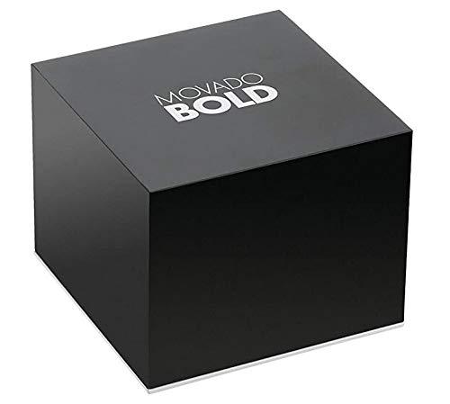 Movado Bold Reloj de pulsera de silicona y acero inoxidable de cuarzo ...
