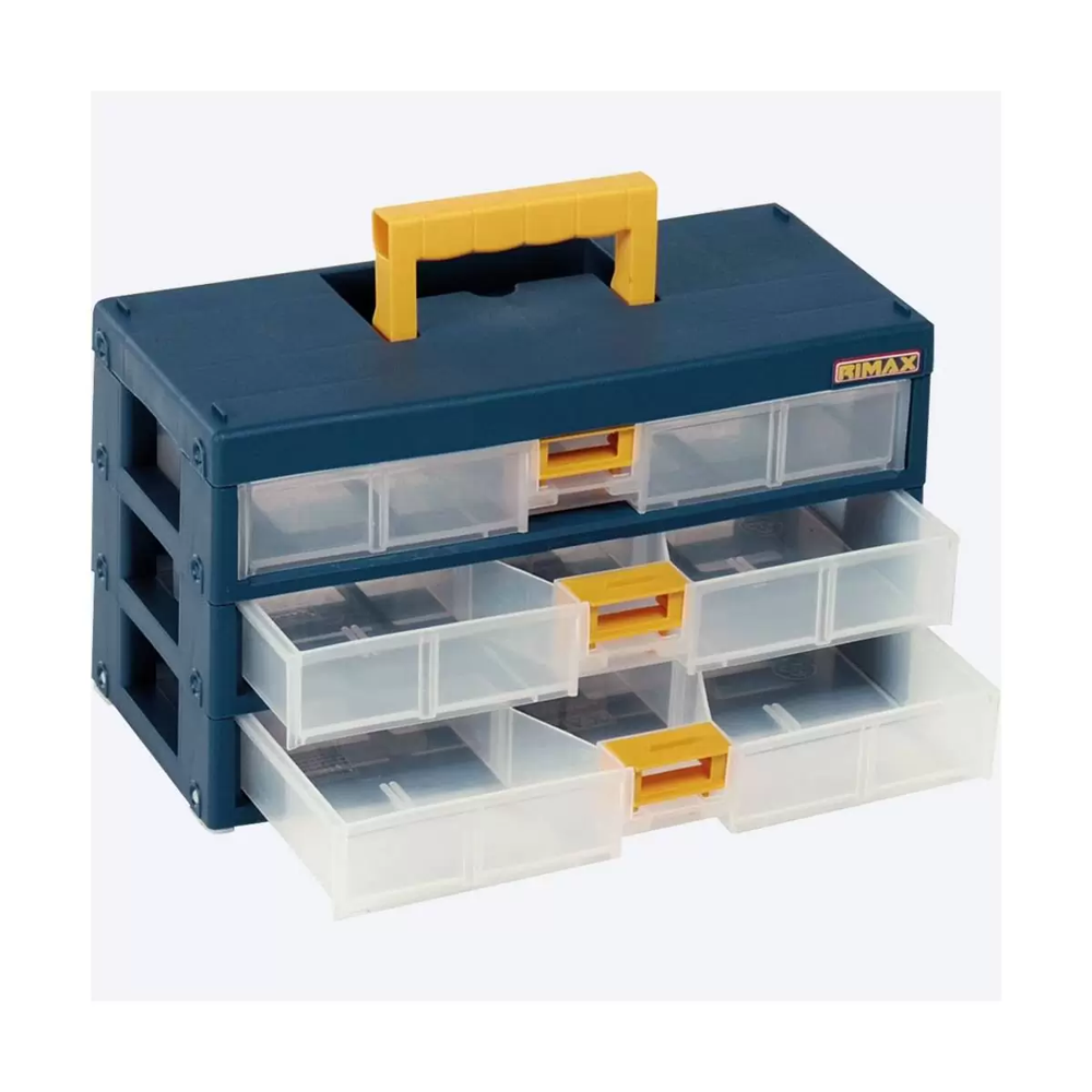 Organizador Modular Gavetas 3X40 Azul 3452-Rimax : Precio Costa Rica