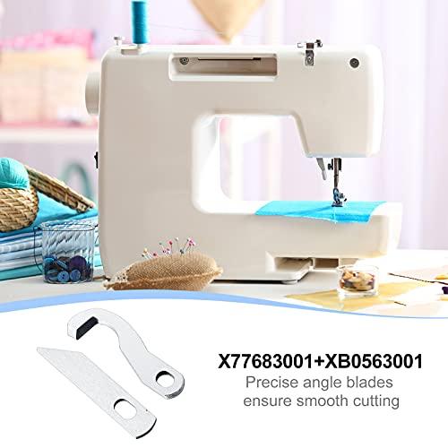 4 Pieces Serger Blade Sewing Machine Blades Serger Knife Overlock Blade ...