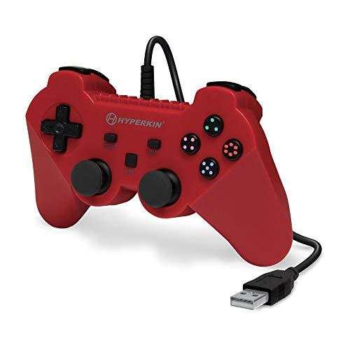 Controlador premium Hyperkin Brave Knight para PS3/PC/Mac (rojo ...