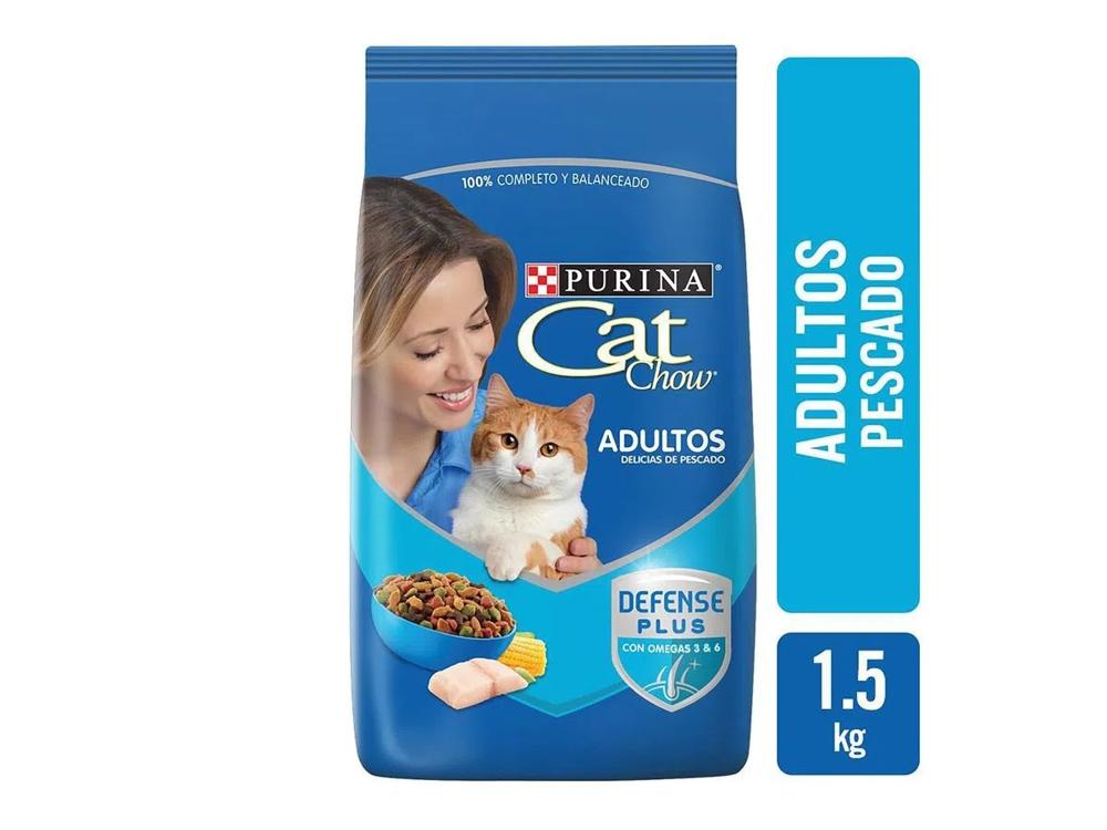 Cat Chow Adulto Defense Plus Pescado 1.5Kg (3.3Lb) : Precio Costa Rica