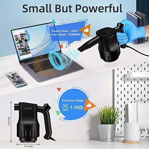 KACNON Compressed Air, Super Power Electric Air Duster, Multi-Use Dust ...