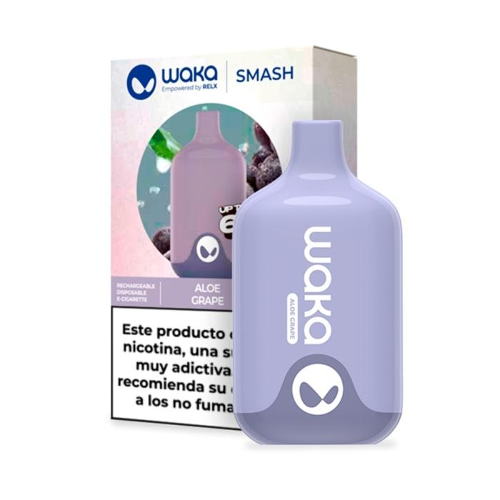 Waka Vape Smash 6000 Puffs Aloe Grape : Precio Guatemala
