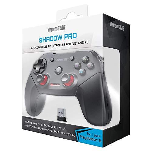 Controlador inalámbrico dreamGEAR DGPS3-3881 Shadow Pro para PS3 y PC - PlayStation 3 : Precio ...