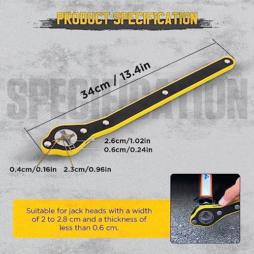 Llave de trinquete para gato, herramienta para gato de coche, llave de ...