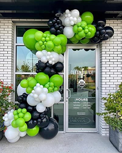 140 piezas de globos verde lima, kit de arco de guirnalda de globos ...