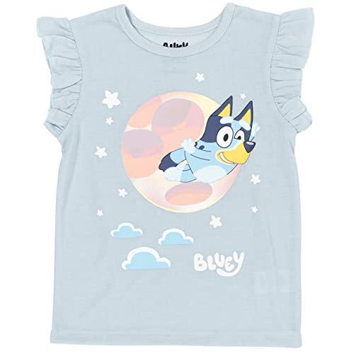 Conjunto de camiseta para niñas Bluey y pantalones cortos de felpa ...