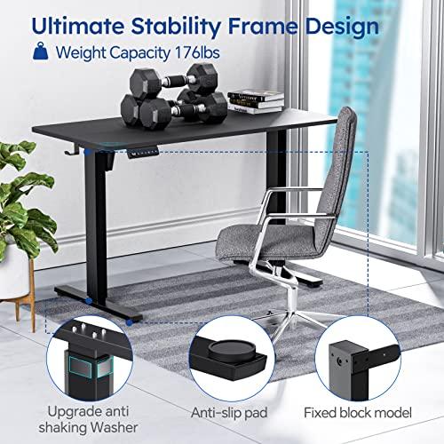 SohoTeco Motorized Standing Desks, Electric Stand Up Desk with Ultra ...