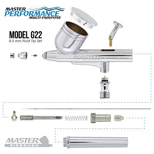 Master Airbrush Multi-Purpose Airbrushing System Kit with Portable Mini ...