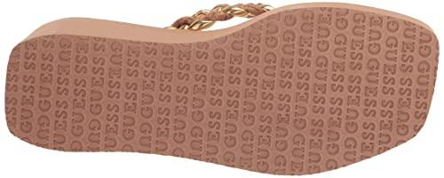 GUESS Womens DABER Wedge Sandal, Gold 710, 6 : Precio Guatemala