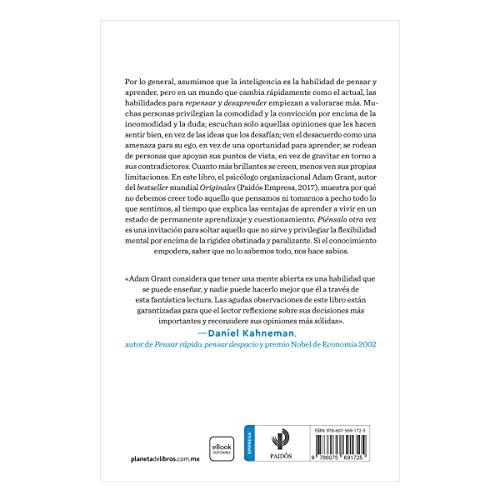 Piénsalo Otra Vez Spanish Edition Precio Guatemala