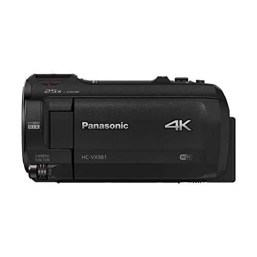 Panasonic 4K Ultra HD Video Camera Camcorder HC-VX981K, 20X Optical ...
