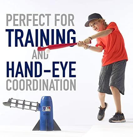 Franklin Sports MLB Kids Pitching Machine - POP ROCKET Entrenador de ...