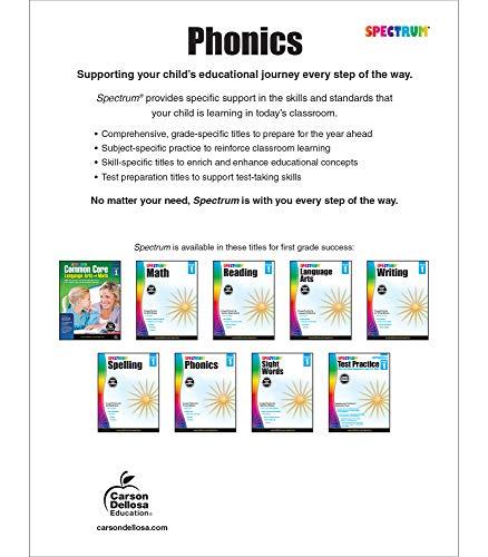 Spectrum Grade 1 Phonics Workbook, Ages 6 to 7, Phonics Workbook Grade ...