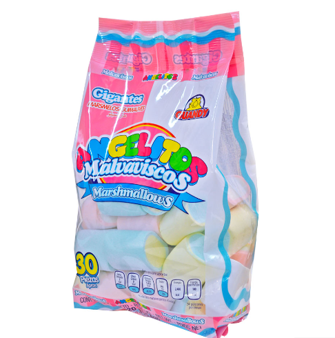 Marshmallows Guandy Gigantes De Colores Sabor Varios 720G 30 Unidades ...