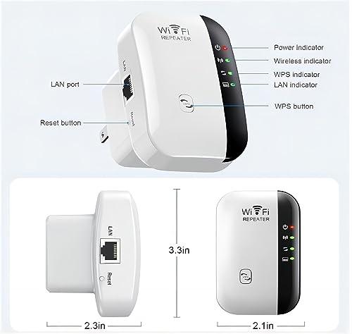 Extensor WiFi Extensor de alcance WiFi, repetidor de Internet ...