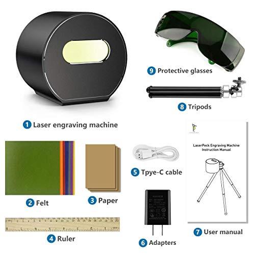 LaserPecker 1 Mini Laser Engraver, Portable Mini Laser Engraving ...