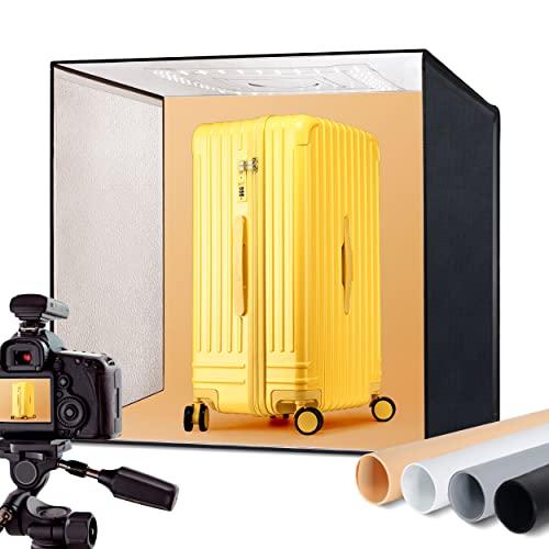 Caja de luz para estudio fotográfico RALENO® de 24X24, caja de luz grande, caja de fotos ...