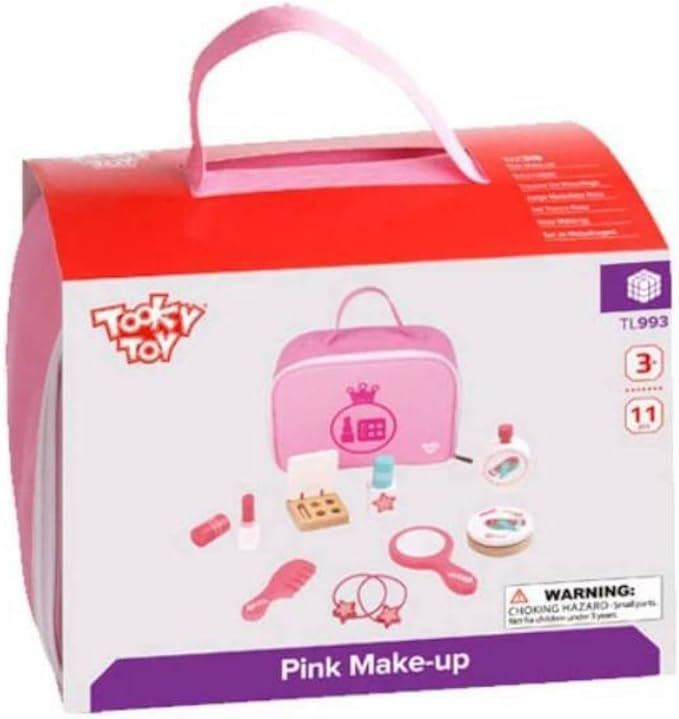Estuche De Maquillaje Infantil De Madera 11 Piezas Tooky Toy : Precio Guatemala
