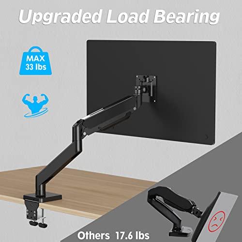 MOUNTUP Monitor Desk Mount Fits 22-42 Heavy Duty Widescreen, Gas Spring ...