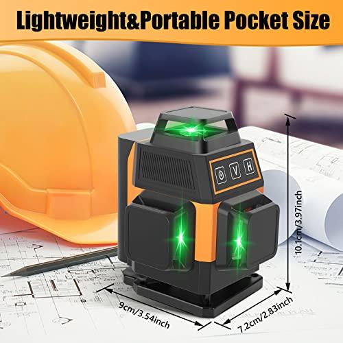 OMMO Laser Level, 16 Lines Green Laser Level Self Leveling Tool, 150ft ...