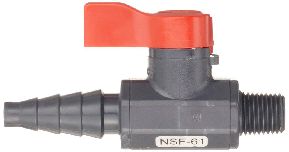 Asahi America-1078002 Labcock Válvula de bola de PVC, en línea ...