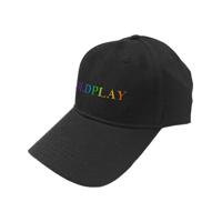 COLDPLAY Mens Rainbow Logo Baseball Cap Adjustable Black : Precio Costa ...