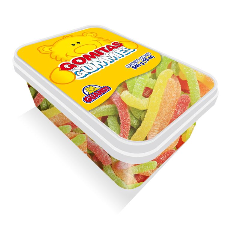 Bandeja De Gomitas Con Forma De Culebritas 540G Sabor Varios GUANDY ...