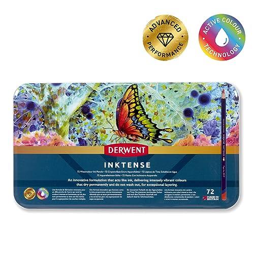 Derwent Coloured Pencils, Inktense Ink Pencils, Drawing, Art, Metal Tin ...