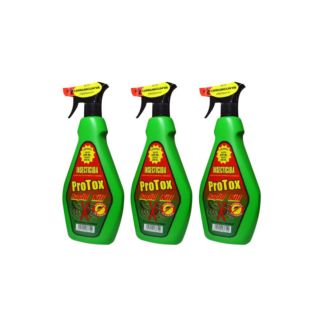 3-Pack, Protox, Insecticida Liquido de Acción Rápida Y Larga Duración ...